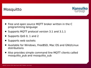 Open Source MQTT Brokers | PDF