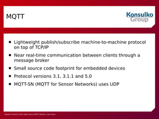 Open Source MQTT Brokers | PDF