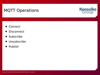 Open Source MQTT Brokers | PDF