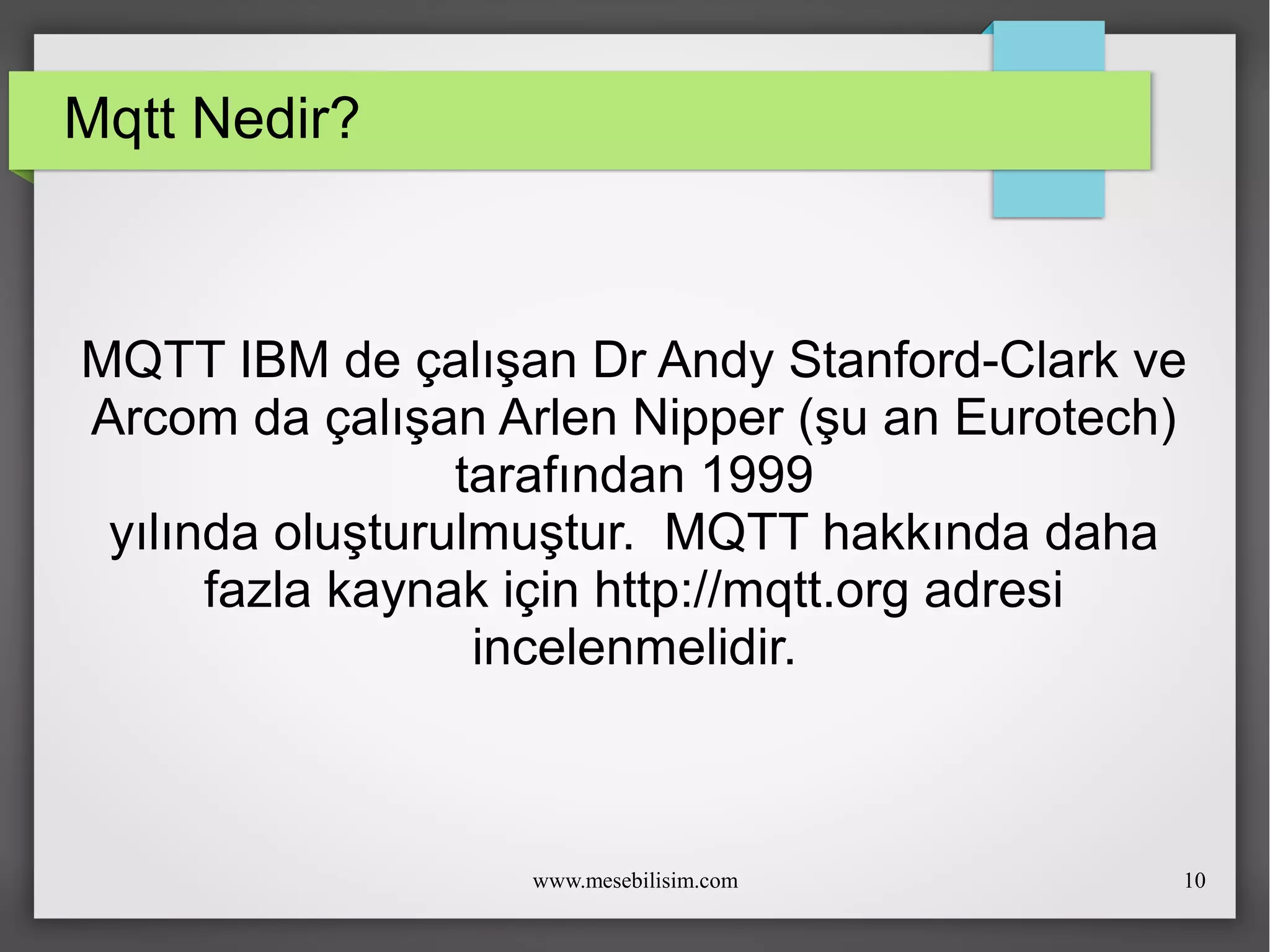 Mqtt Meşe Bilisim | ODP