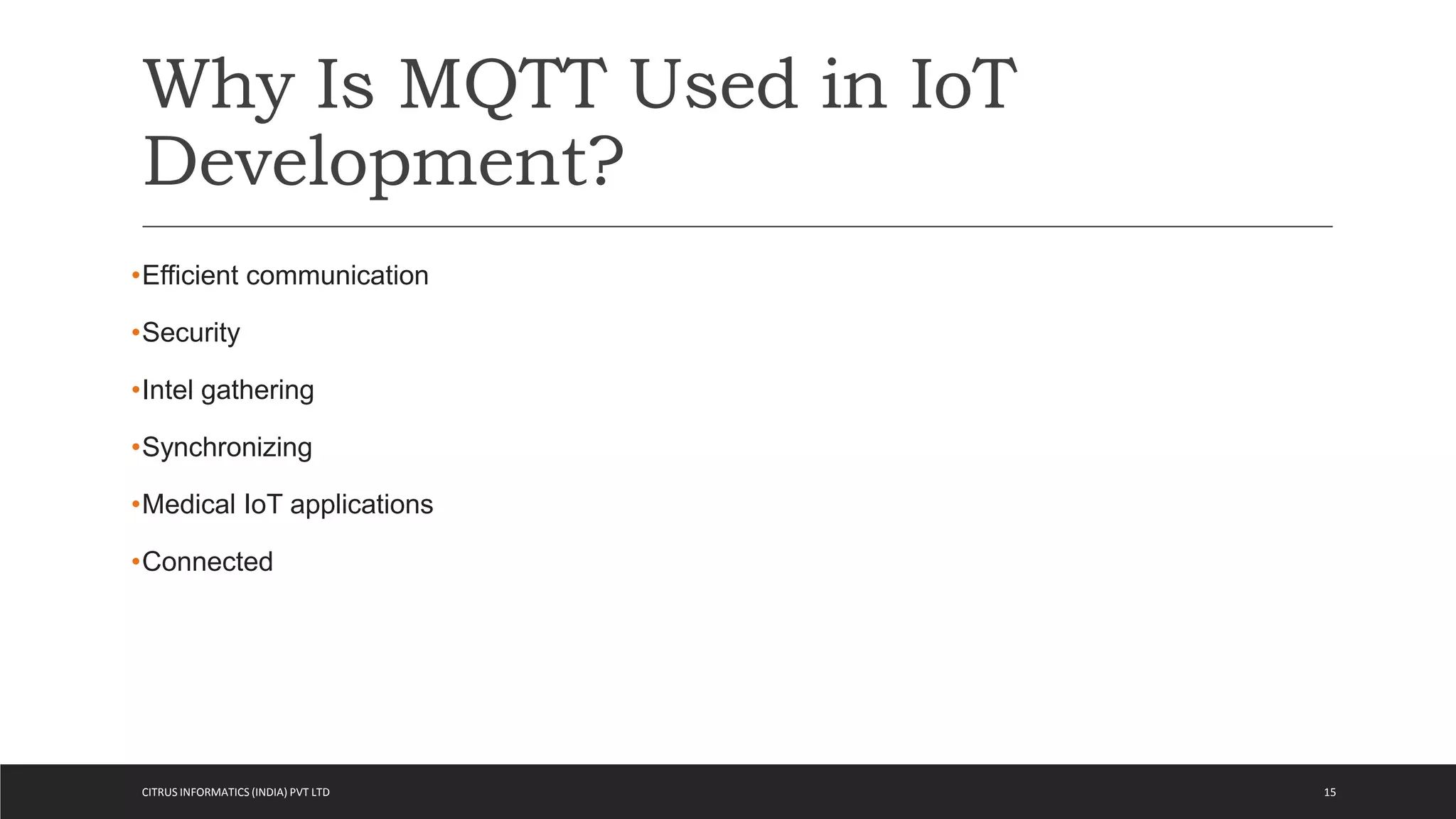 MQTT - Shyam.pptx | Computer Networking | Computing