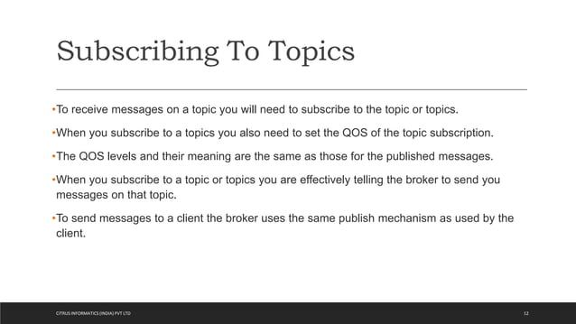 MQTT - Shyam.pptx | Computer Networking | Computing