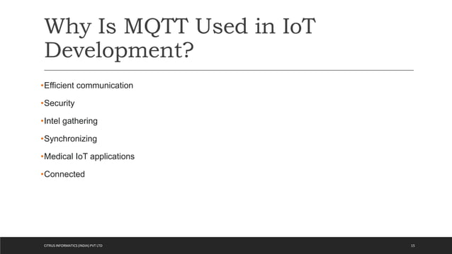 MQTT - Shyam.pptx | Computer Networking | Computing