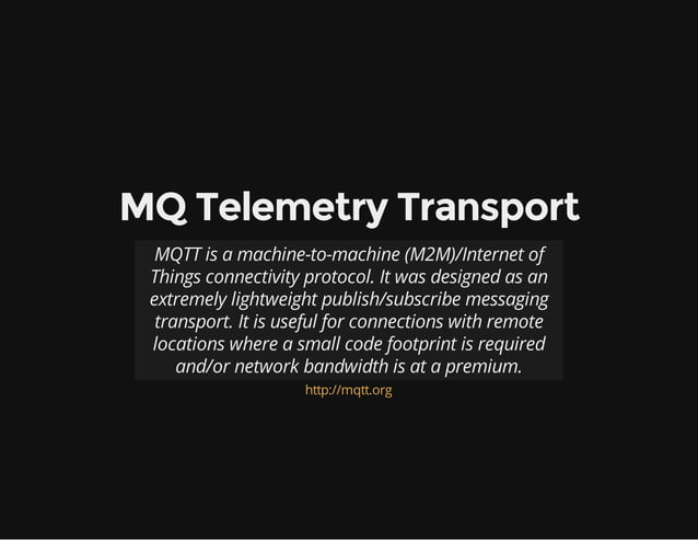 An introduction to MQTT | PDF | Computer Networking | Computing