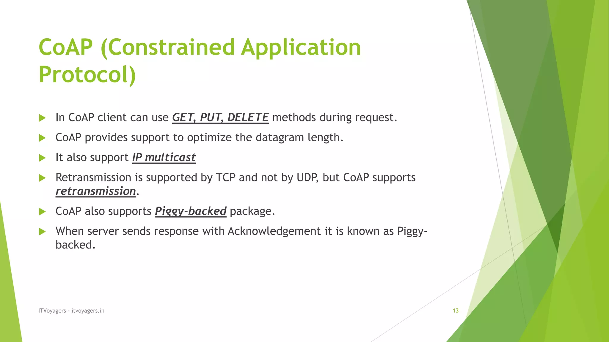 Mqtt And Coap Pdf Computer Networking Computing