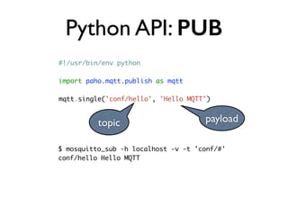 OSMC 2014: MQTT for monitoring (and for the lo t) | Jan-Piet Mens | PDF