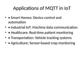 MQTT_in_IoT_Presentation internet of things | PPTX