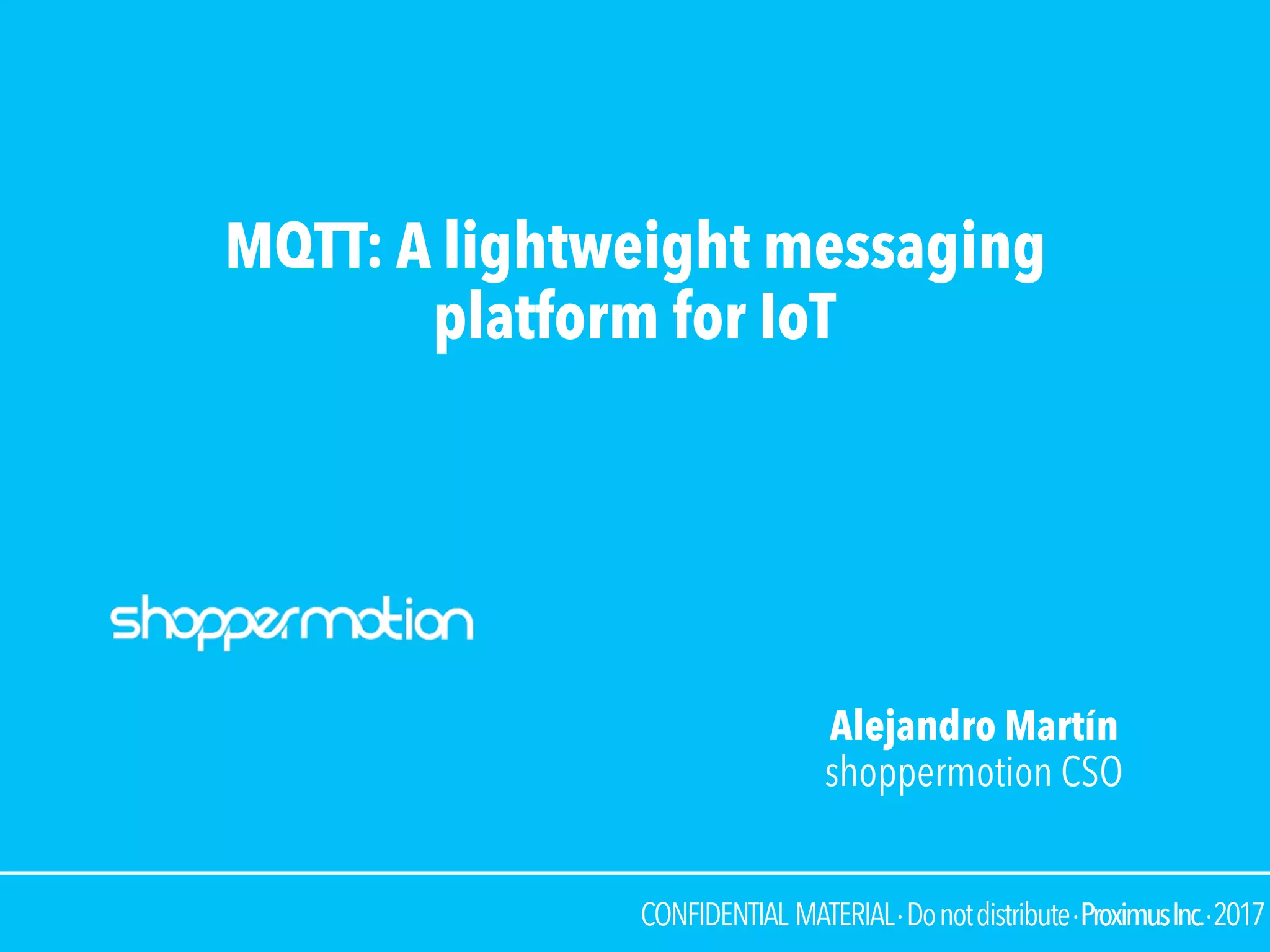 MQTT: A lightweight messaging platform for IoT | PDF