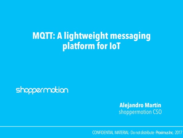 MQTT: A lightweight messaging platform for IoT | PDF