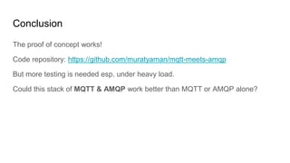 MQTT meets AMQP | PPT