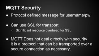 Mqtt overview (iot) | PDF