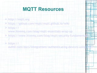 MQTT security | PPT
