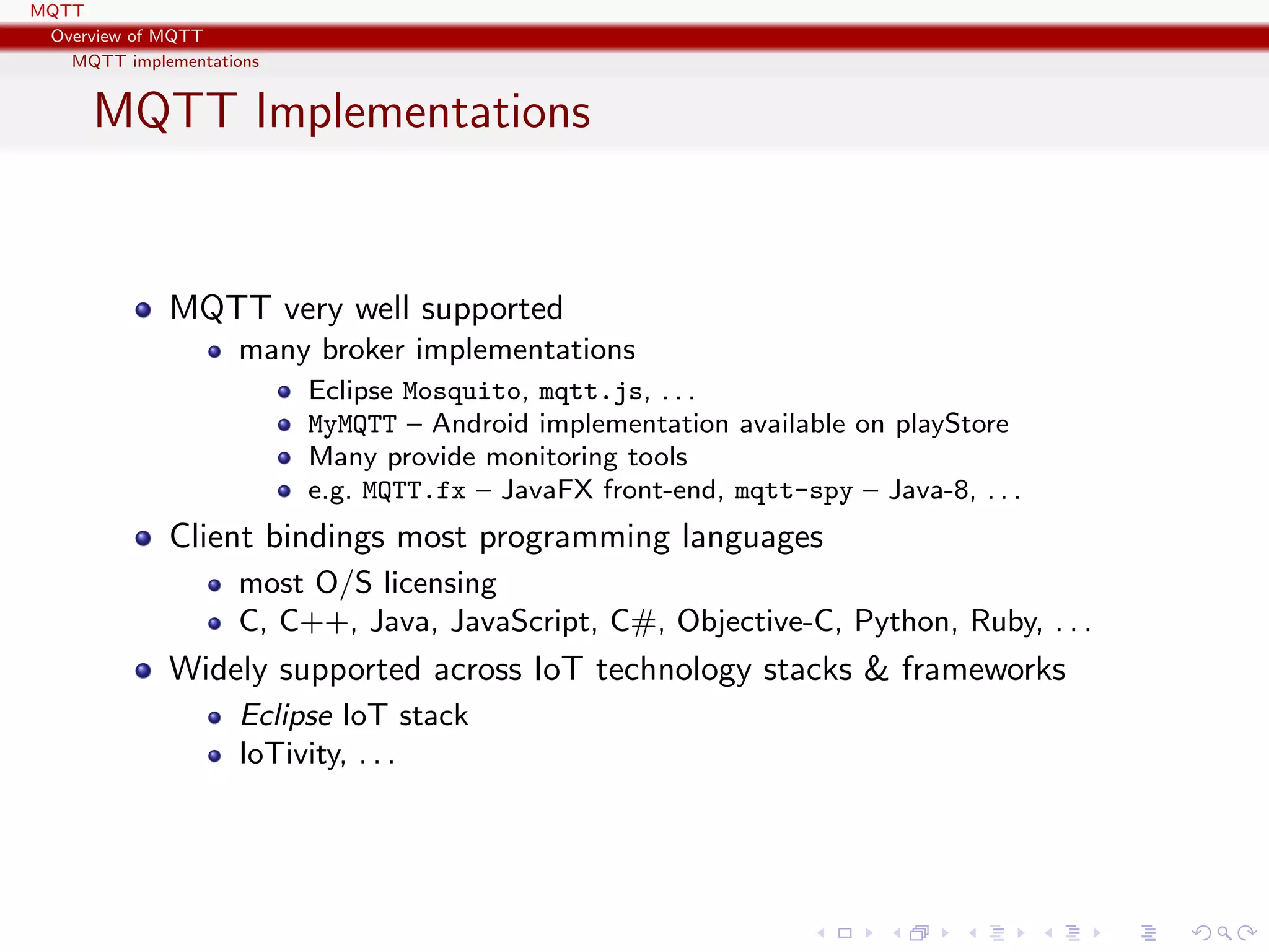 MQTT - Protocol for the Internet of Things | PDF | Internet | Computing
