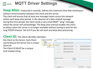 InduSoft Web Studio and MQTT for Internet of Things Applications | PPTX