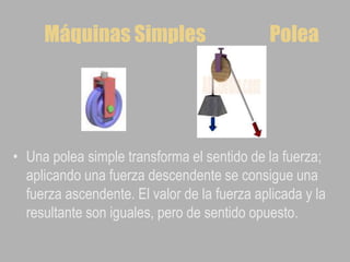Introduccion a las maquinas simples y sus derivados al combinarlas.ppt