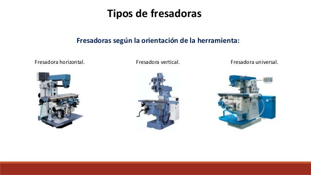 Máquinas fresadoras y roscas