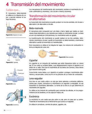 Máquinas, mecanismos y movimientos | PDF