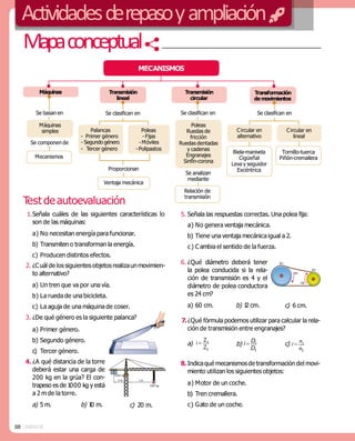 Máquinas, mecanismos y movimientos | PDF