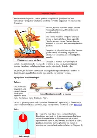 MáQuinas Simples | DOC