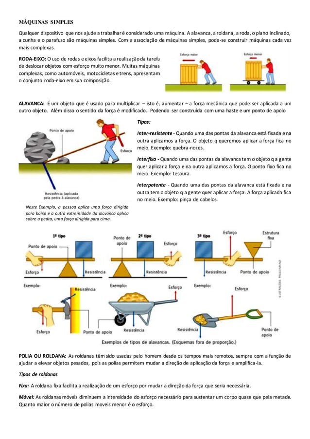 Máquinas simples | PDF
