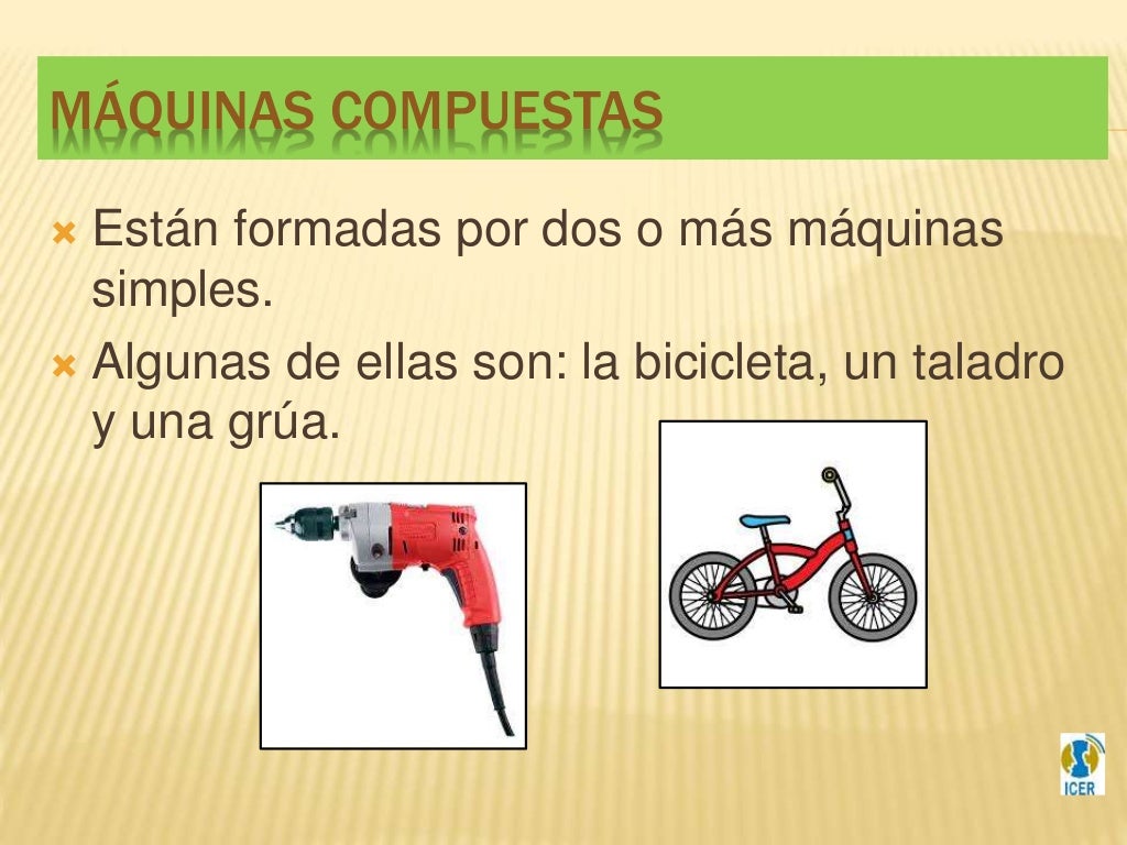 Máquinas simples y compuestas