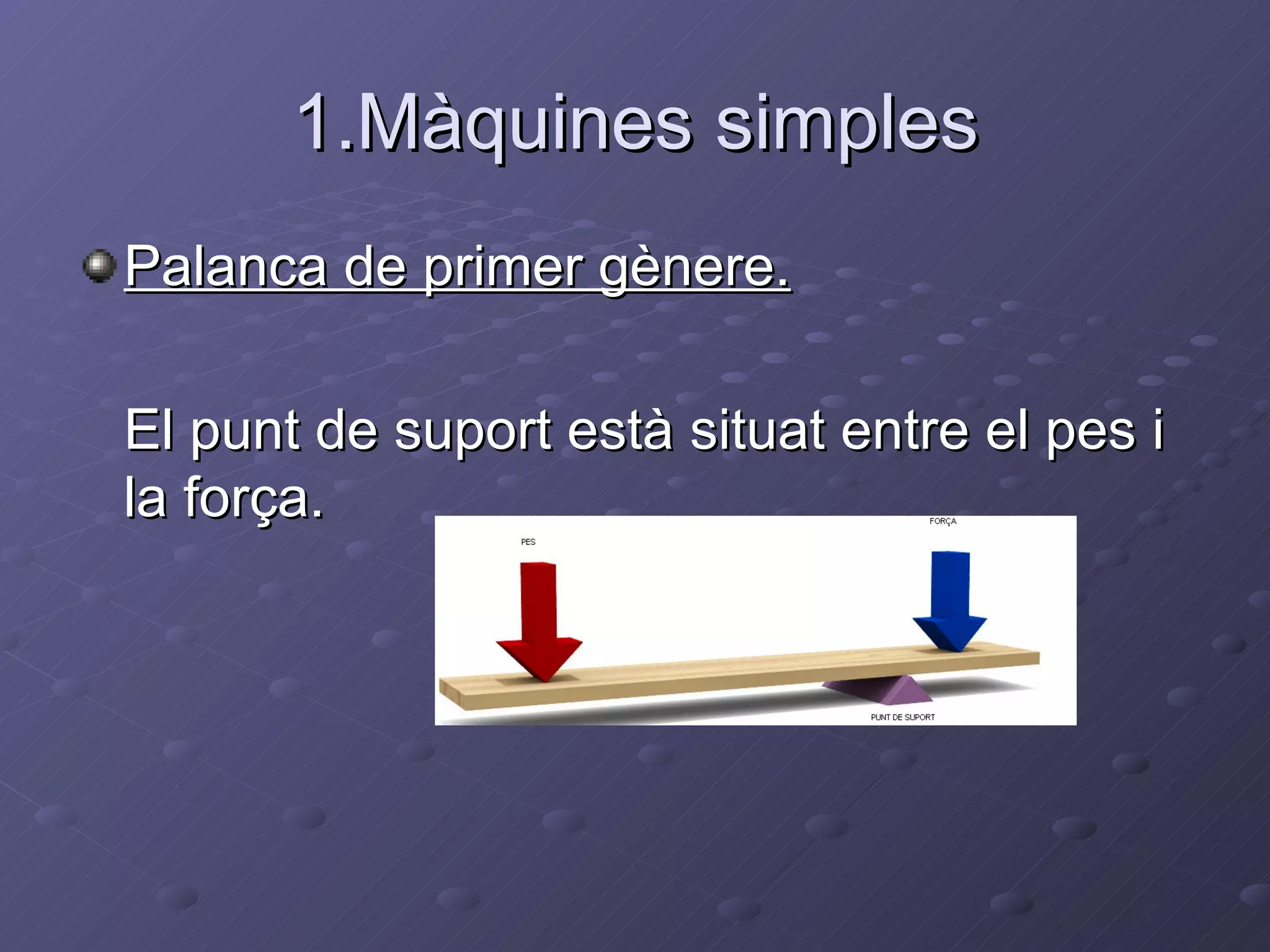MàQuines I Mecanismes | PPT