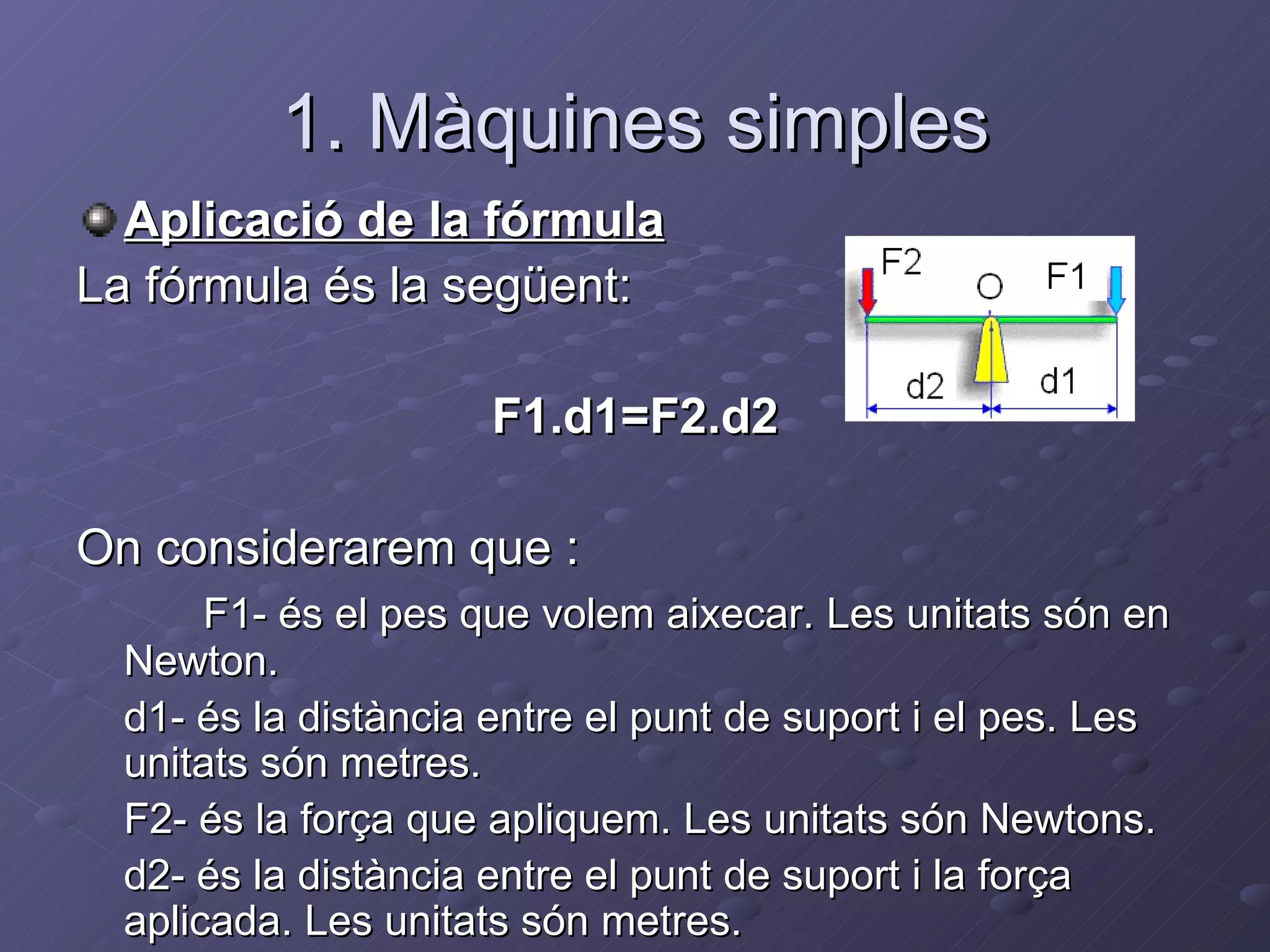 MàQuines I Mecanismes | PPT