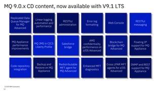IBM MQ Update, including 9.1.2 CD | PDF