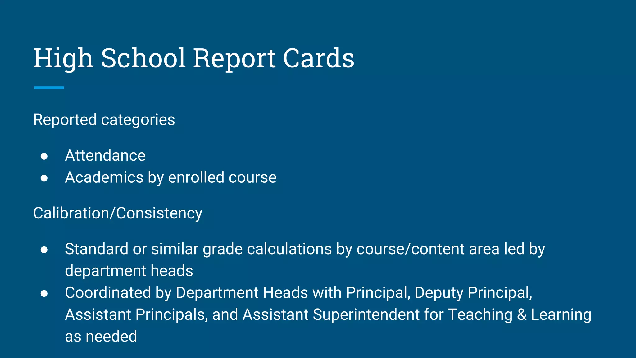Report Card Presentation - Dec 11, 2018 | PDF