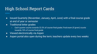 Report Card Presentation - Dec 11, 2018 | PPT