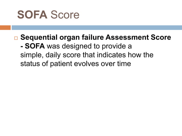 Computerised real time automatic SAPS APACHE and SOFA score calculation ...