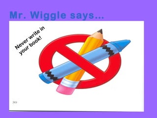 Mr.+wiggle's+library+book+etiquette | PPT