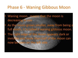 Phases of the moon | PPTX