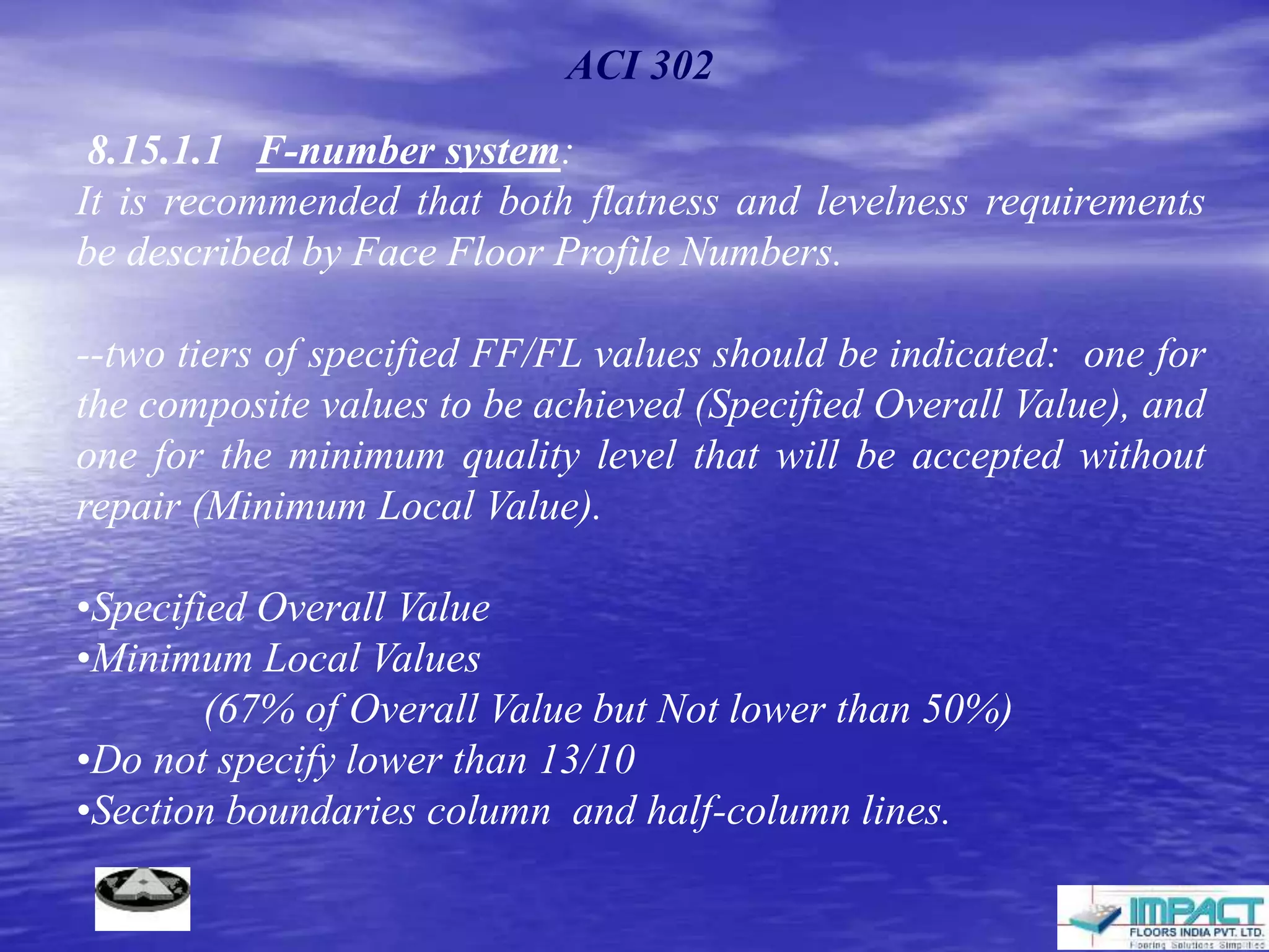 Floor Flatness and Floor Levelness - Kaushal Parikh | PPTX