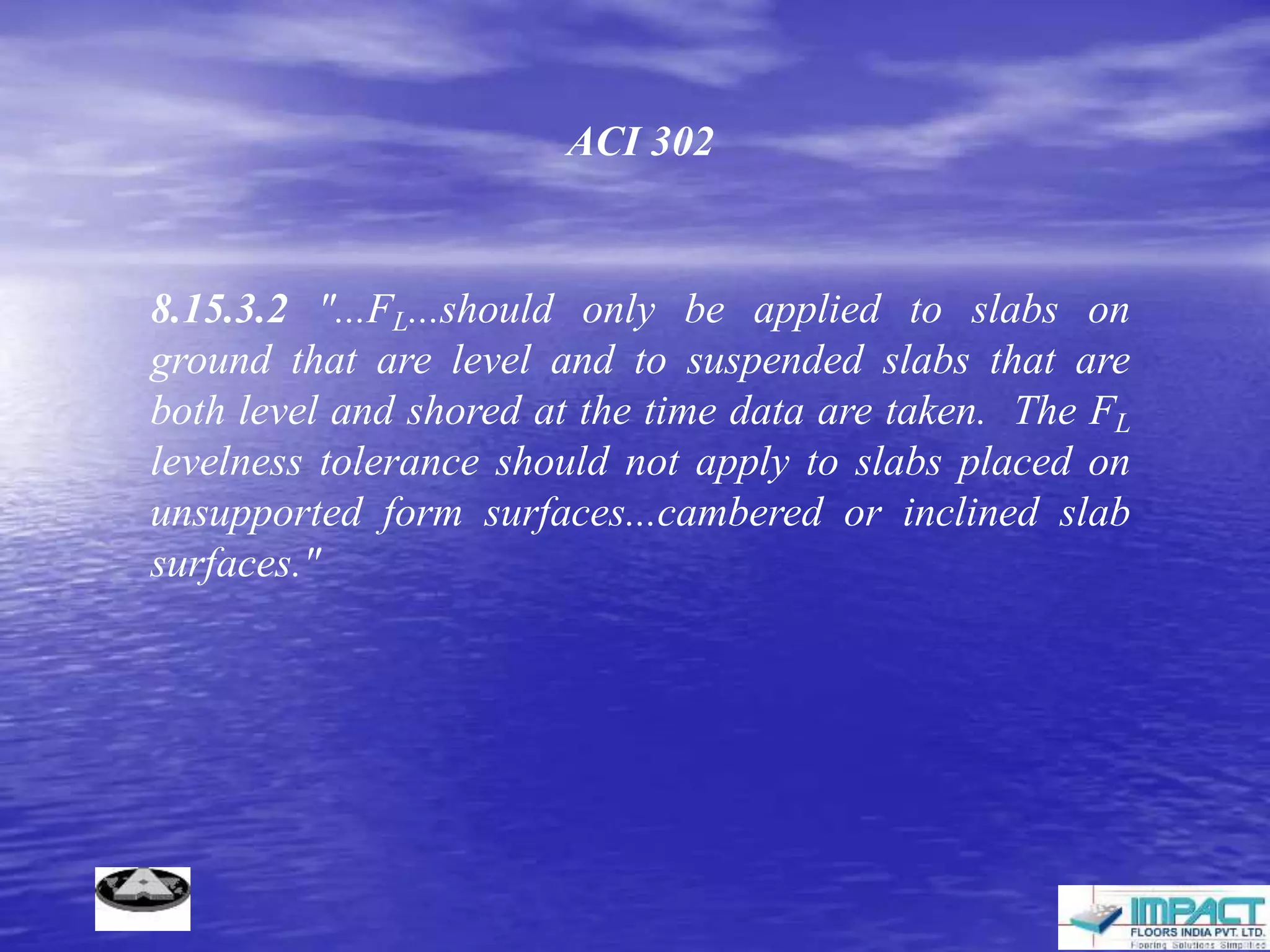 Floor Flatness and Floor Levelness - Kaushal Parikh | PPTX