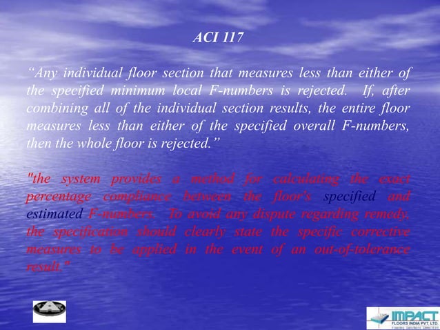Floor Flatness and Floor Levelness - Kaushal Parikh | PPTX