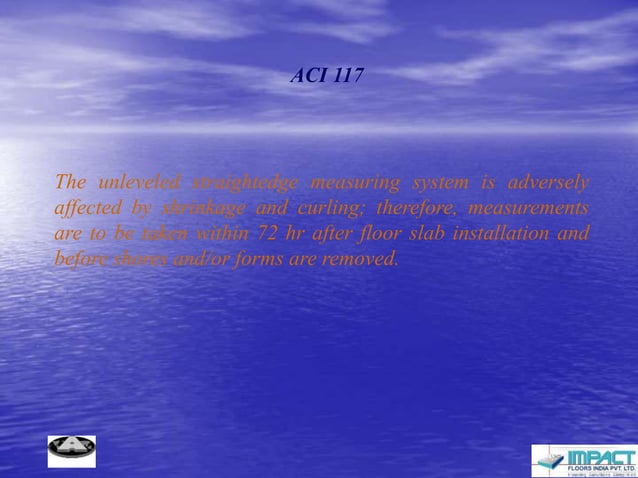 Floor Flatness and Floor Levelness - Kaushal Parikh | PPTX