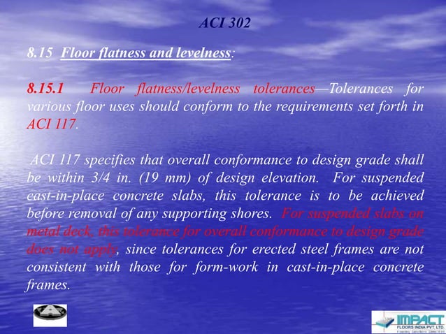 Floor Flatness and Floor Levelness - Kaushal Parikh | PPTX
