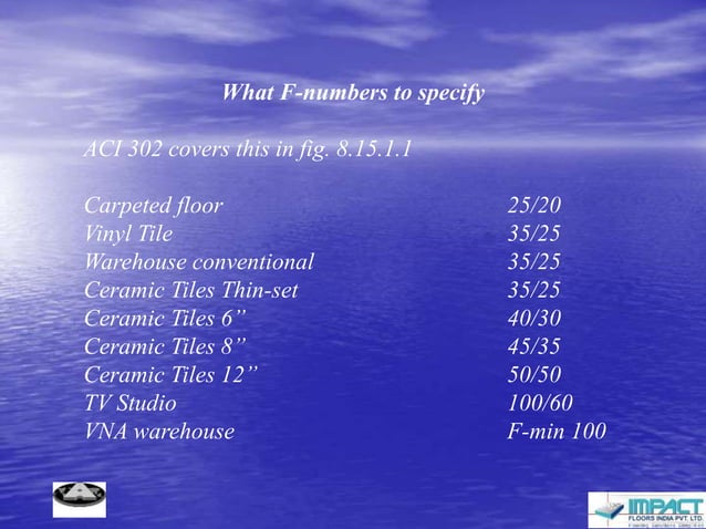 Floor Flatness and Floor Levelness - Kaushal Parikh | PPTX