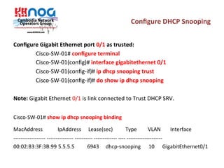 How to Prevent DHCP Spoofing | PDF