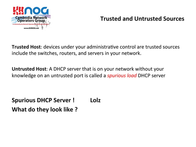 How To Prevent Dhcp Spoofing Pdf Computer Networking Computing