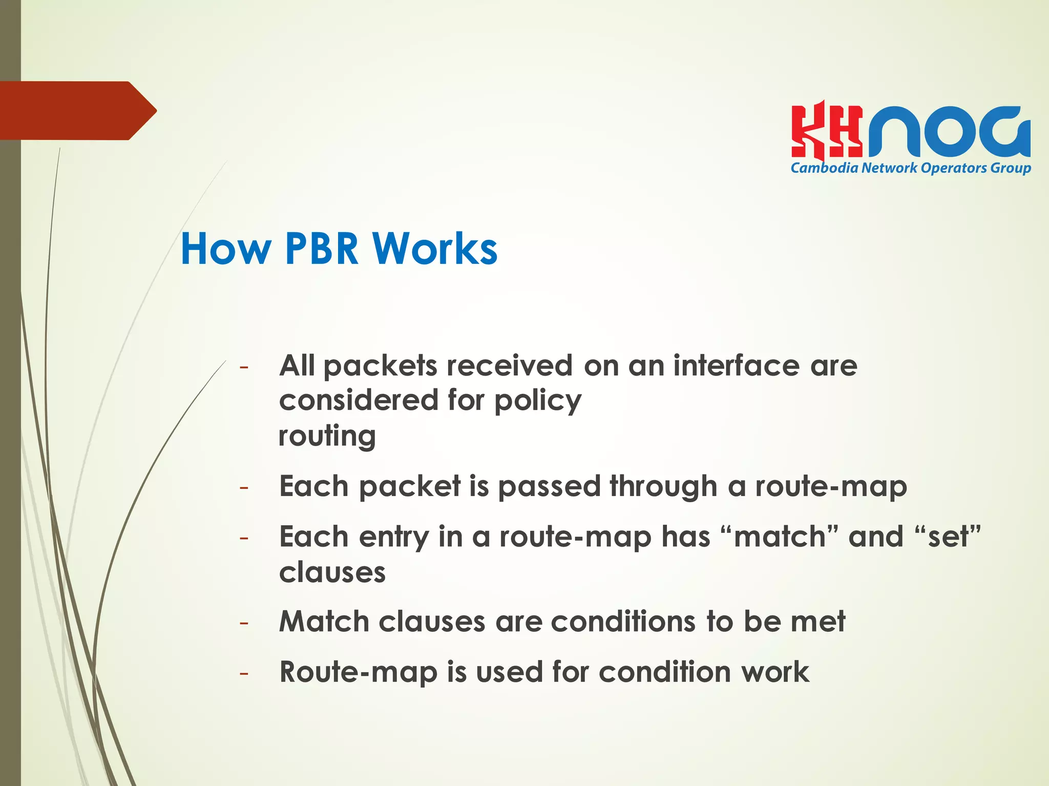 Policy Based Routing (PBR) | PDF