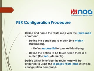 Policy Based Routing (PBR) | PDF