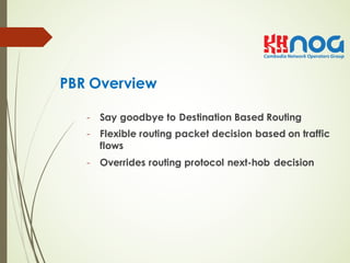 Policy Based Routing (PBR) | PDF