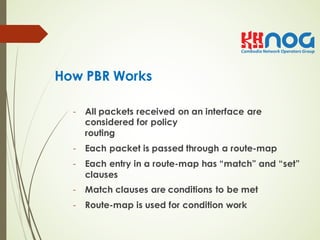 Policy Based Routing (PBR) | PDF
