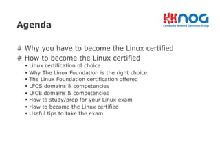 Why / How to become the Linux certified | PPT
