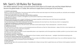 Mr. sam's 10 rules | PPTX