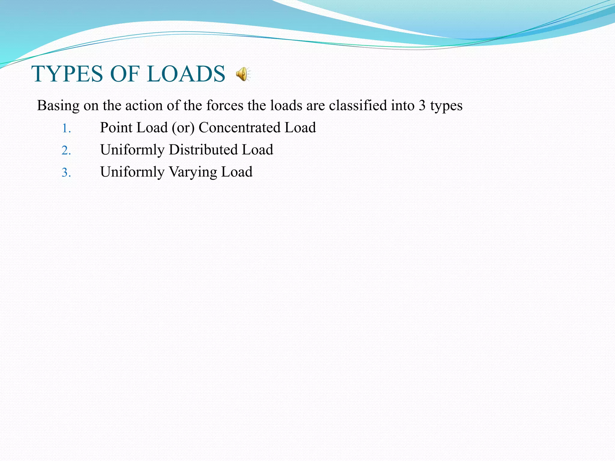 Types Of Beams, Supports & Loads by Mr. K.Satish Poojith Reddy | PPTX ...
