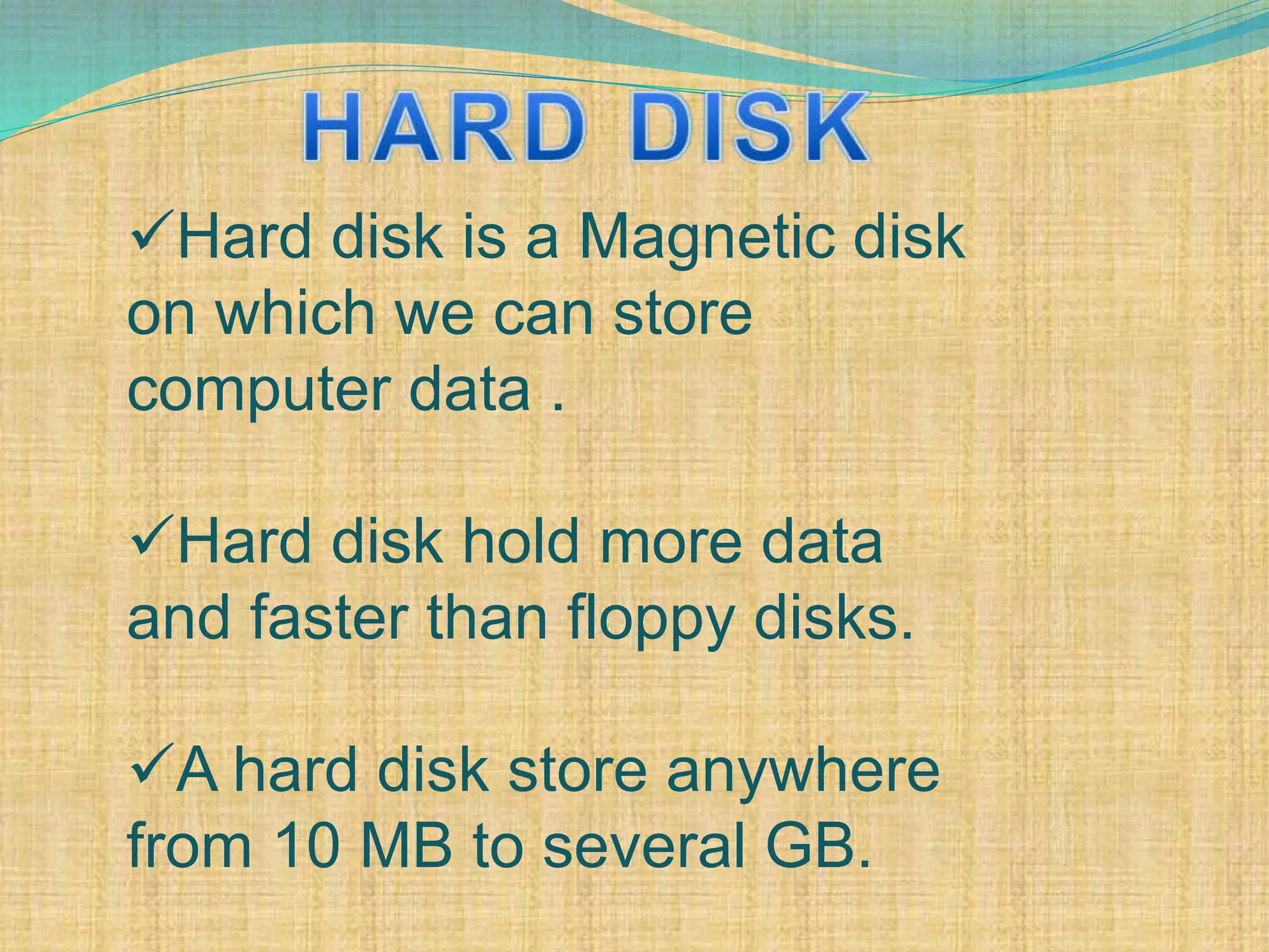 PPT on Auxiliary Storage Devices | PPTX