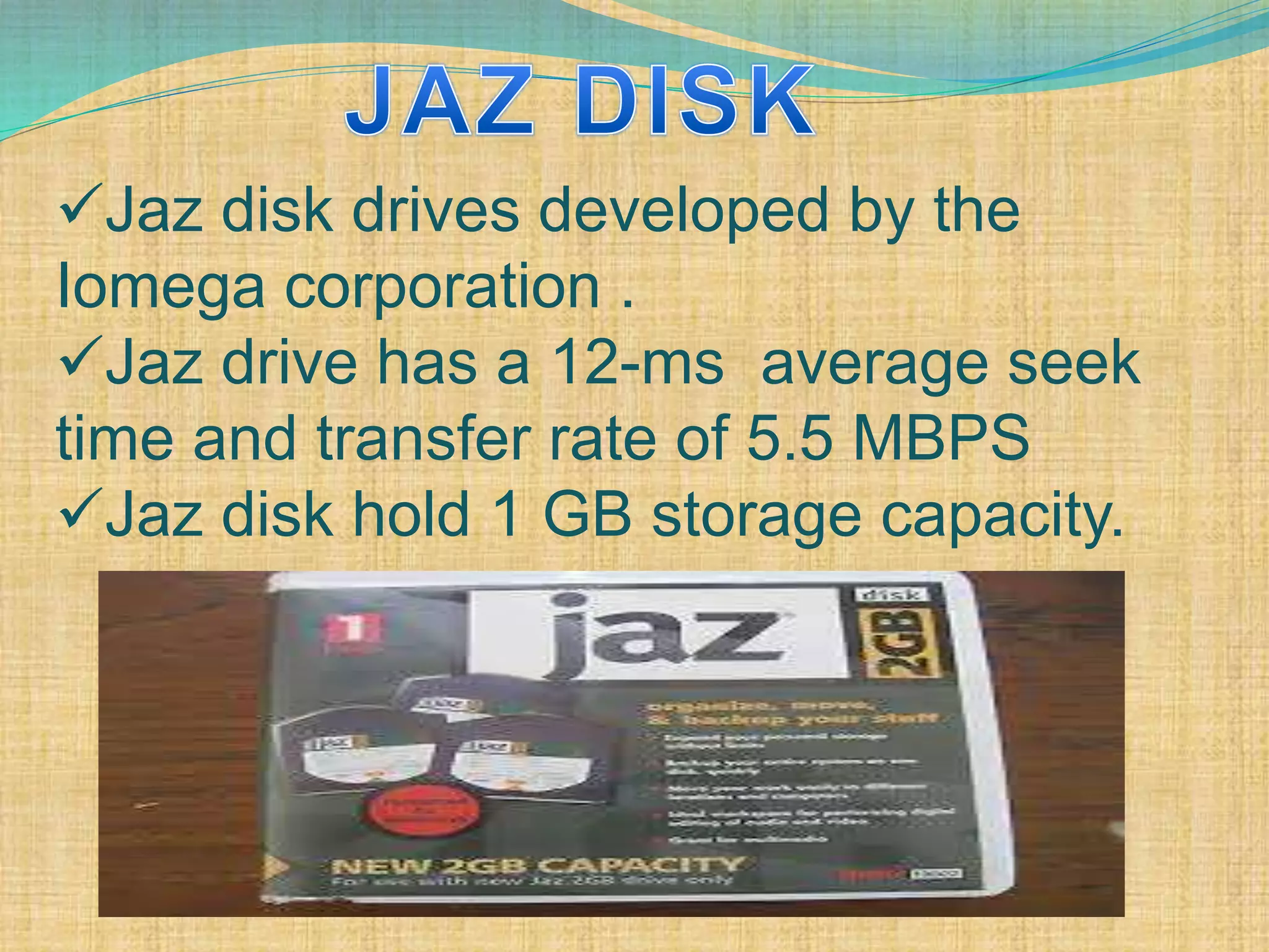 PPT on Auxiliary Storage Devices | PPTX